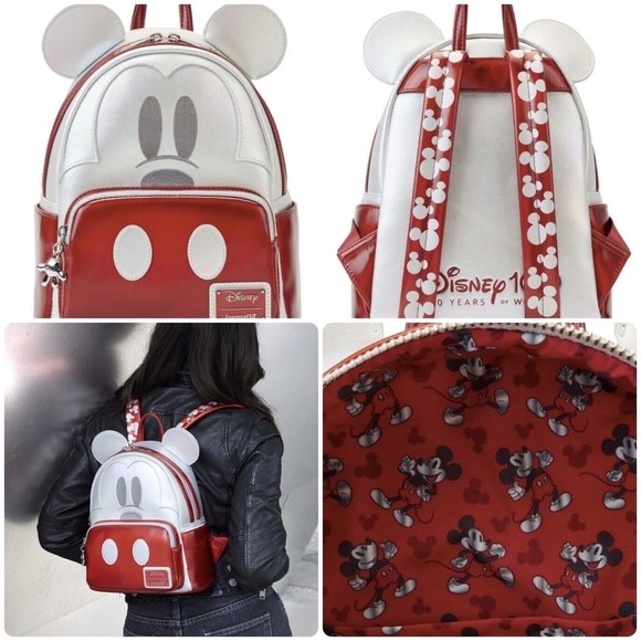 Loungefly | Bags | Loungefly Disney0 Platinum Mickey Mouse Cosplay Mini ...